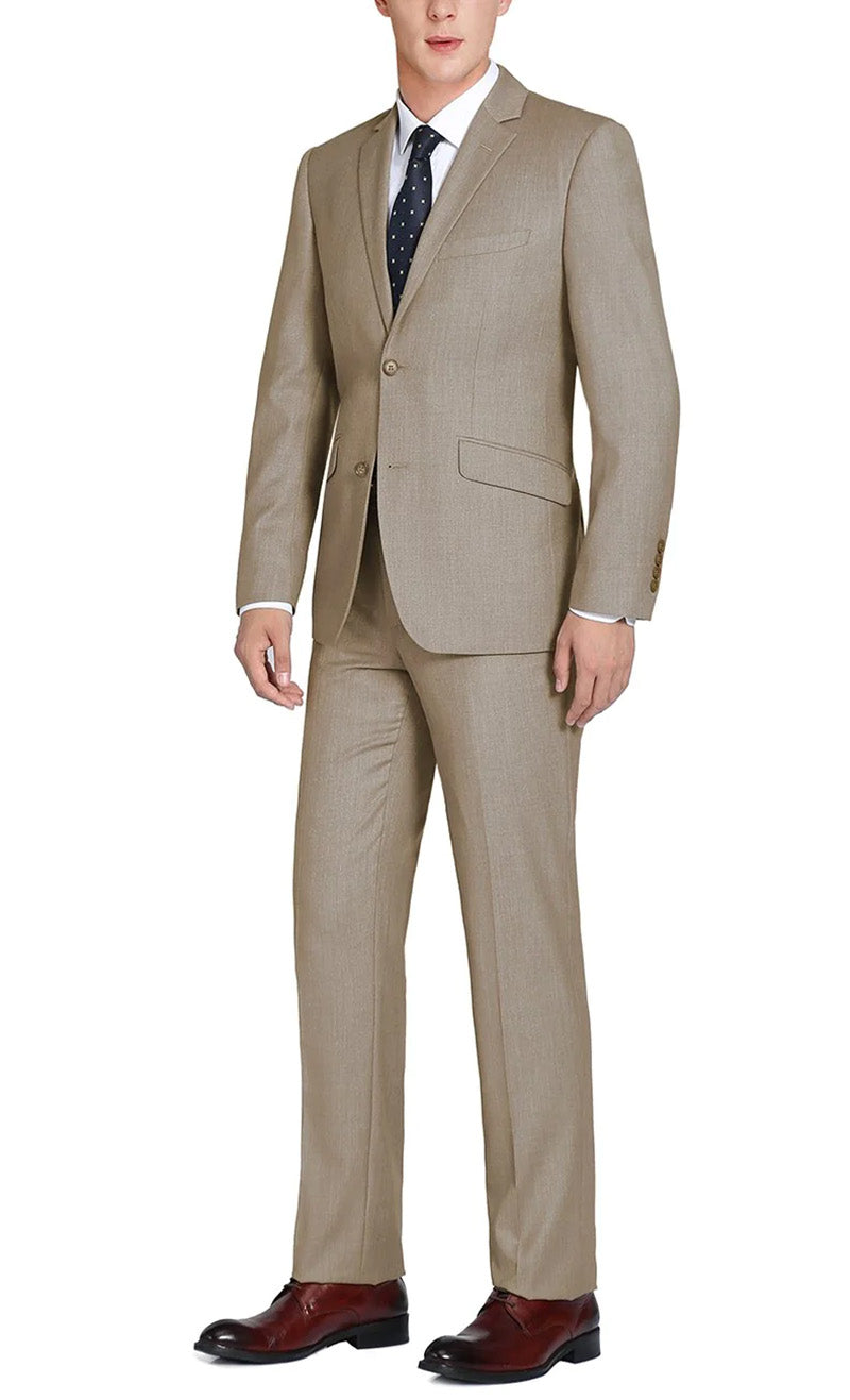 Vanderbilt Collection - Classic 2 Piece Suit 2 Buttons Regular Fit In ...