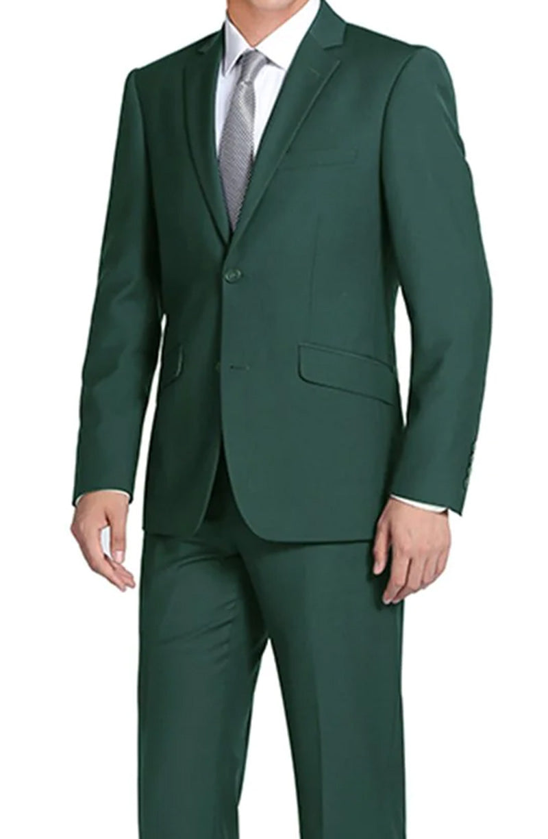 Vanderbilt Collection - Classic 2 Piece Suit 2 Buttons Regular Fit In ...