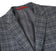 Classic Regular Fit Blazer Windowpane Pattern in Gray | Suits Outlets ...
