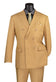 Rockefeller Collection - Double Breasted Stripe Suit Camel Regular Fit ...