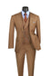 Light Brown Modern Fit 3 Piece Suit with Vest | SUITS OUTLETS | Suits ...