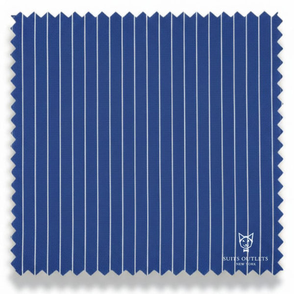 Blue Pinstripe Double Breasted Suit | Rockefeller Collection | SUITS ...
