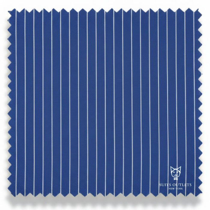 Blue Pinstripe Double Breasted Suit | Rockefeller Collection | SUITS ...