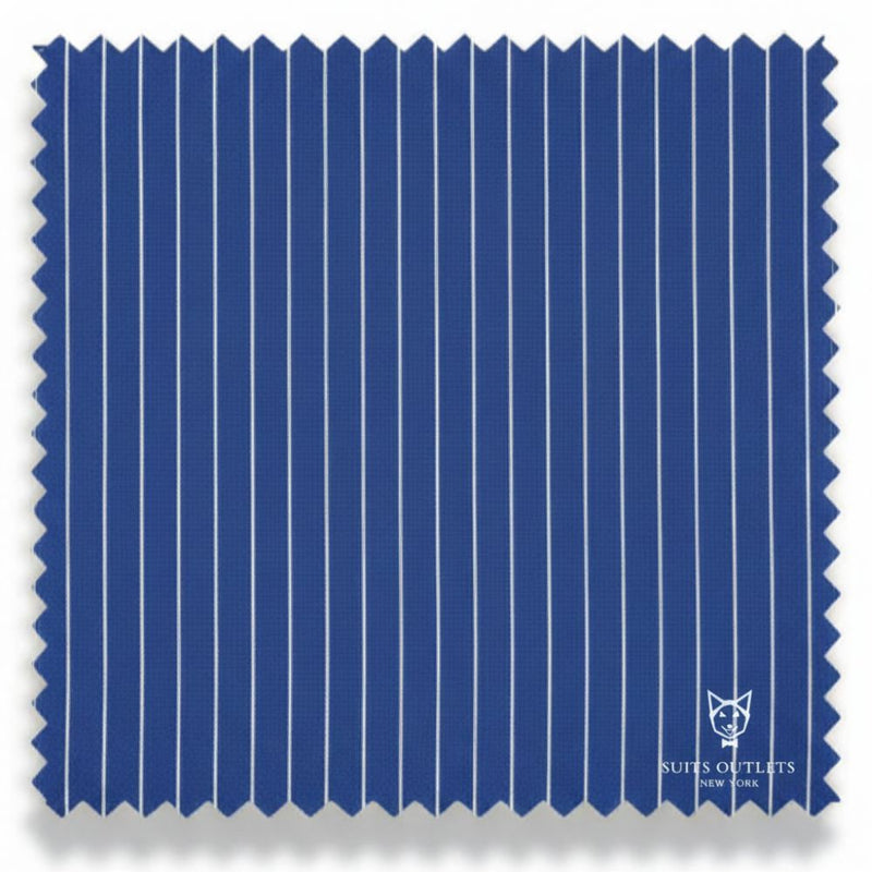 Blue Pinstripe Double Breasted Suit | Rockefeller Collection | SUITS ...