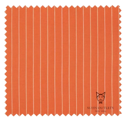 Orange Pinstripe Double Breasted Suit | Rockefeller Collection | SUITS ...