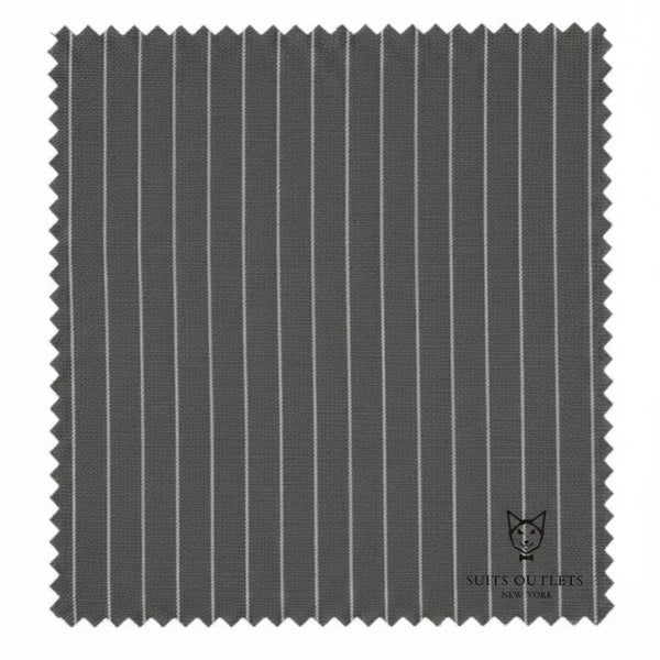 Charcoal Pinstripe Double Breasted Suit | Rockefeller Collection ...