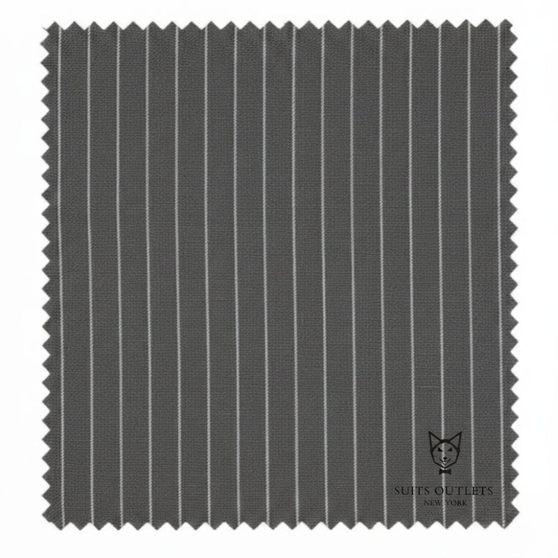 Charcoal Pinstripe Double Breasted Suit | Rockefeller Collection ...