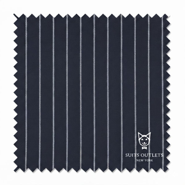 Navy Pinstripe Double Breasted Suit | Rockefeller Collection | SUITS ...