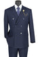 Alexander Collection - Navy Double Breasted 2 Piece Suit Regular Fit T ...