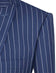 Odyssey Collection - Blue Regular Fit 3 Piece Suit 2 Button Gangster S ...