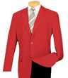 Men's Red Regular Fit Everyday Blazer | Suits Outlets Men's Fashion